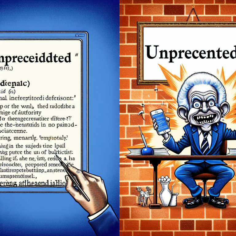 What’s the difference between “unprecedented” and “unpresidented ...